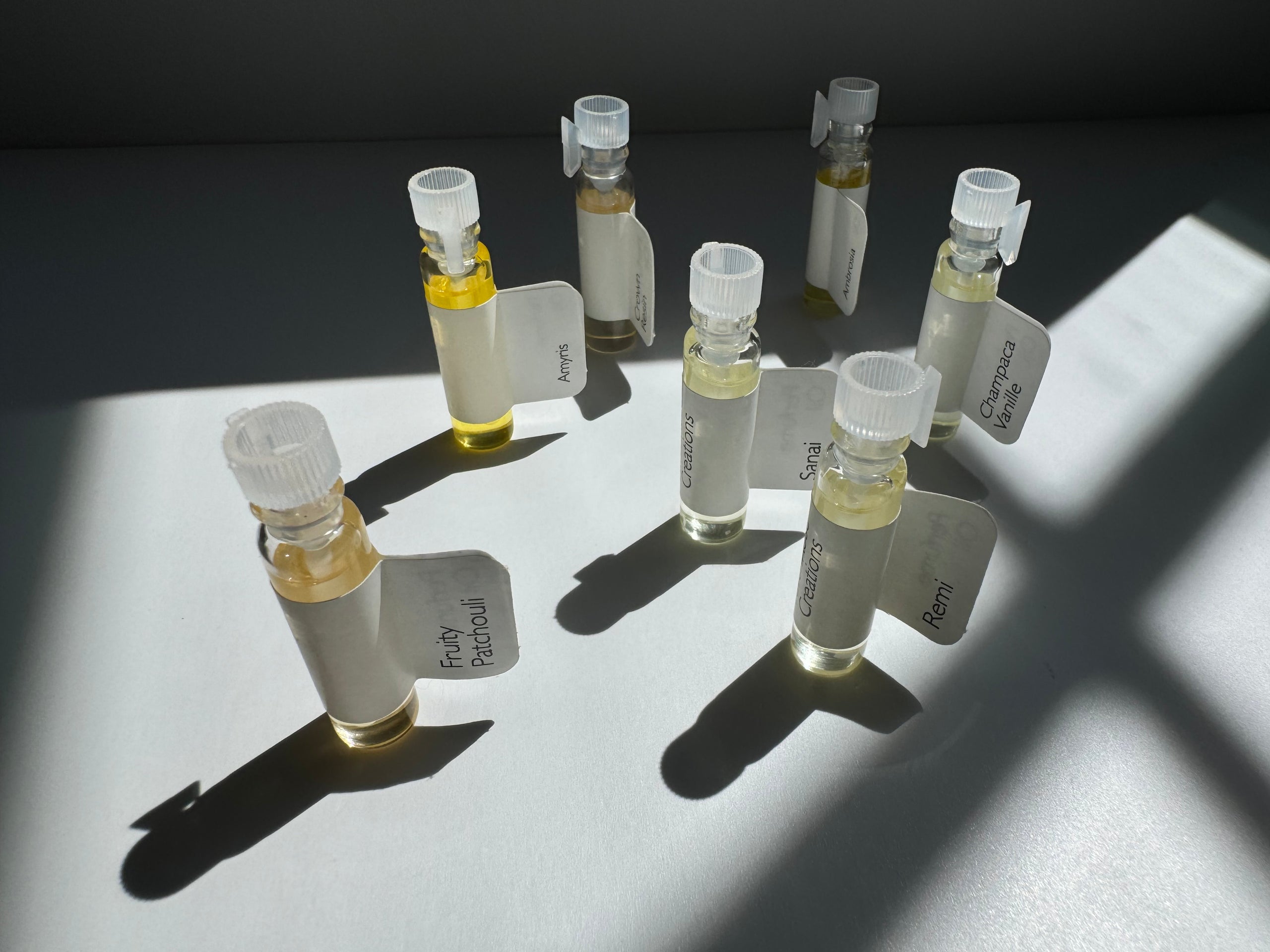 Botanical Perfume Oil Samples | 7 Scents | FavenRose Creations